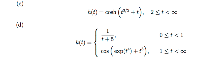 Solved In each of problems (a)–(d), determine whether the | Chegg.com
