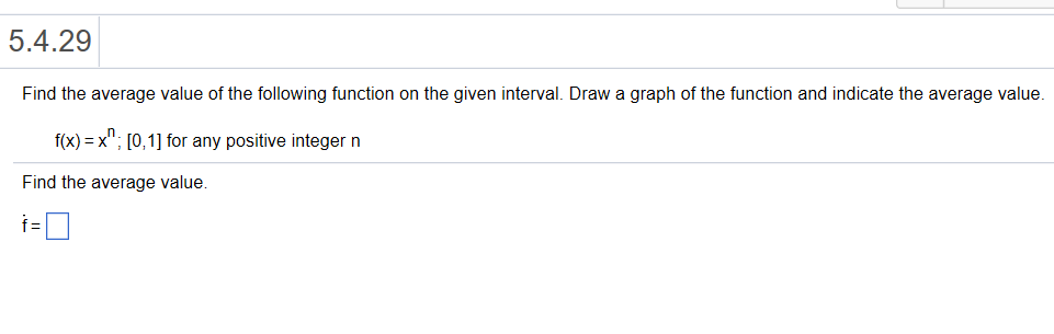 Solved 5.4.29 Find the average value of the following | Chegg.com