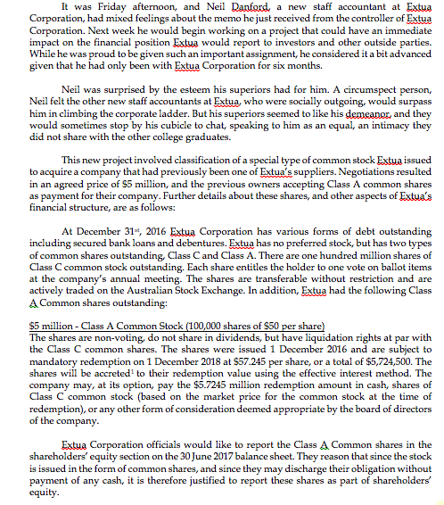 Read the case study below. Using the AREA framework, | Chegg.com