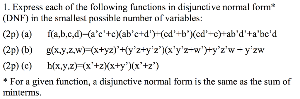 Solved Express each of the following functions in | Chegg.com