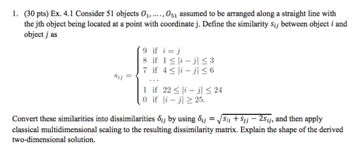 Consider 51 objects O_1, ..., O_51 assumed to be | Chegg.com