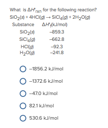 Solved What is Delta H^degree_ rxn for the following | Chegg.com