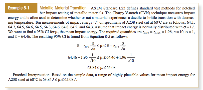 Solved Example 8-1 Metallic Material Transition ASTM | Chegg.com