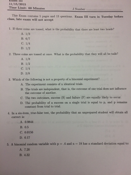 Solved If three coins are tossed, what is the probability | Chegg.com