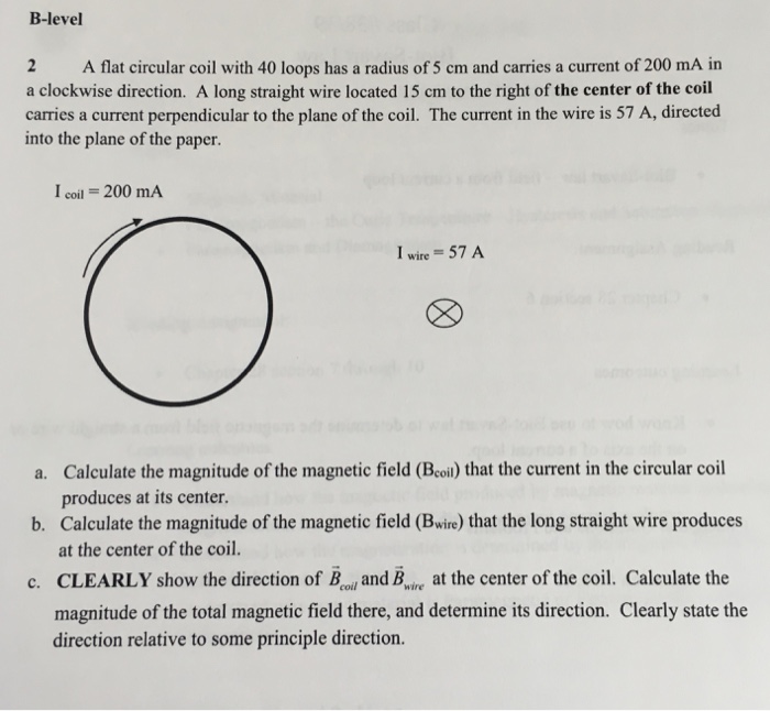 Solved Please help! Biot-Savart law problem. I have included | Chegg.com