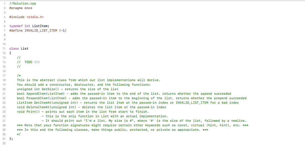 Solved Please help implementing this lab program(C++) see | Chegg.com