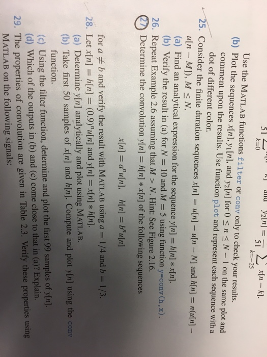 Solved Consider the finite duration sequences x[n] = u[n] - | Chegg.com