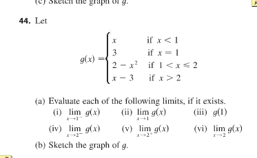 Solved Let g(x) = {x if x