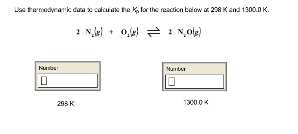 Solved Use thermodynamic data to calculate the K_p for the | Chegg.com