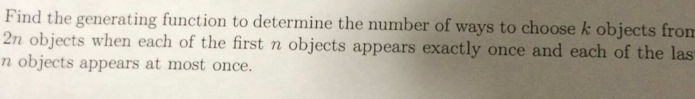 Find the generating function to determine the number | Chegg.com