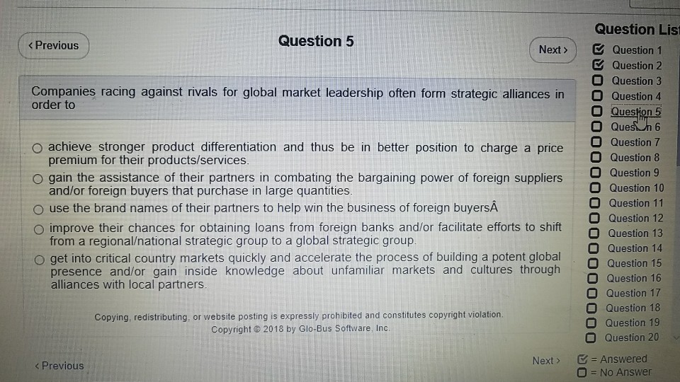 Solved Question Lis Question 3
