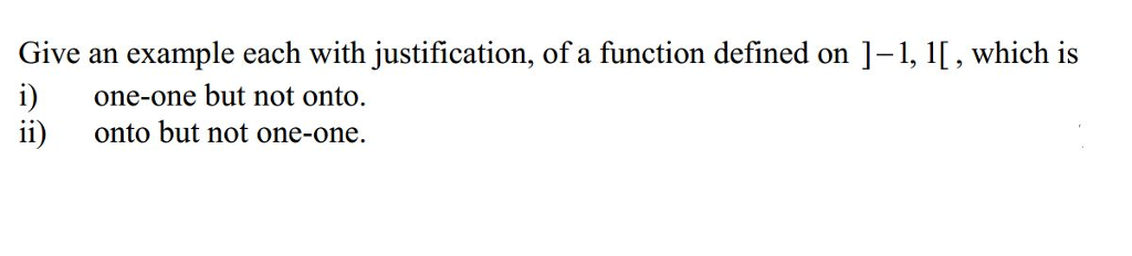 Solved Give an example each with justification, of a | Chegg.com