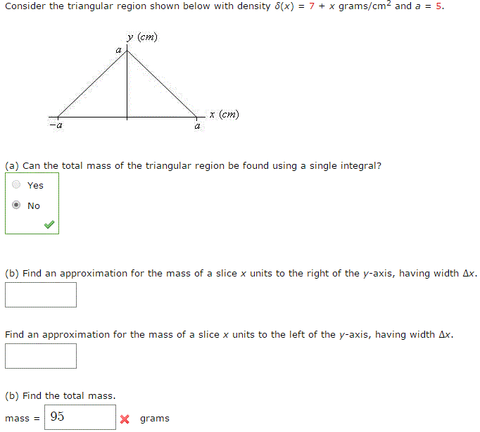 Solved Consider the triangular region shown below with | Chegg.com