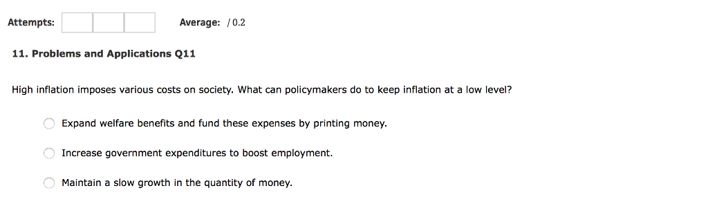 Solved Attempts: Average: /0.2 11. Problems and Applications | Chegg.com