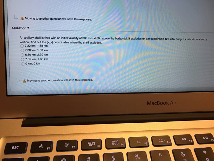 Solved An artillery shell is fired with an initial velocity | Chegg.com