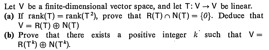 Solved Let V be a finite-dimensional vector space, and let | Chegg.com