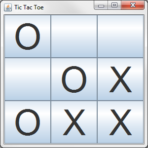 Solved Create a java code that makes a tic tac toe board.Add | Chegg.com
