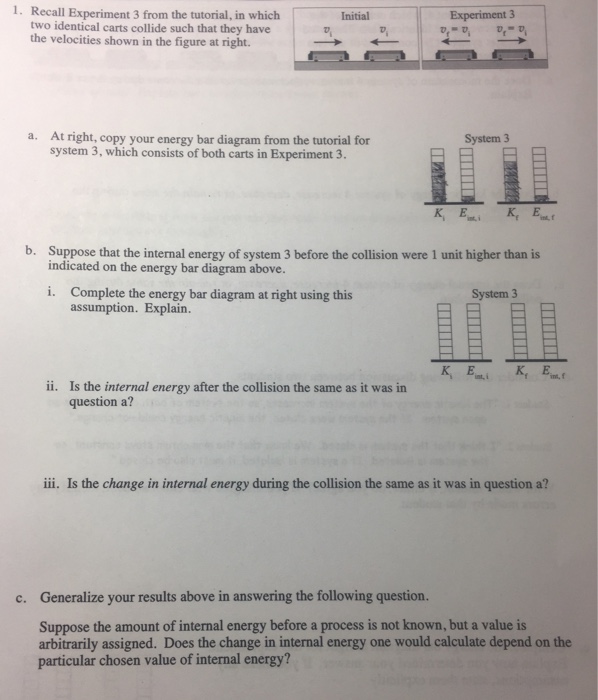 Recall Experiment 3 from the tutorial, in which two | Chegg.com