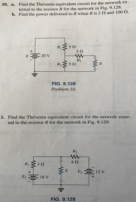 Solved a. Find the Thevenin equivalent circuit for the | Chegg.com