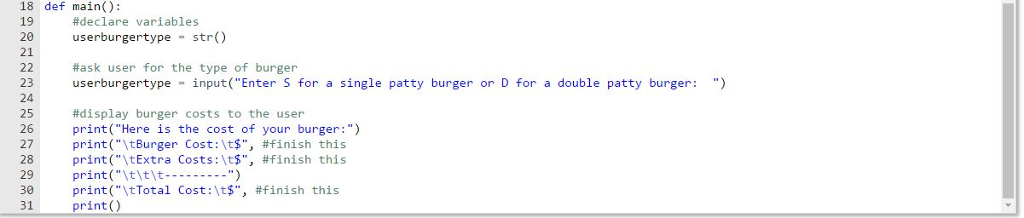 Solved Complete in Python In this second part of the lab | Chegg.com