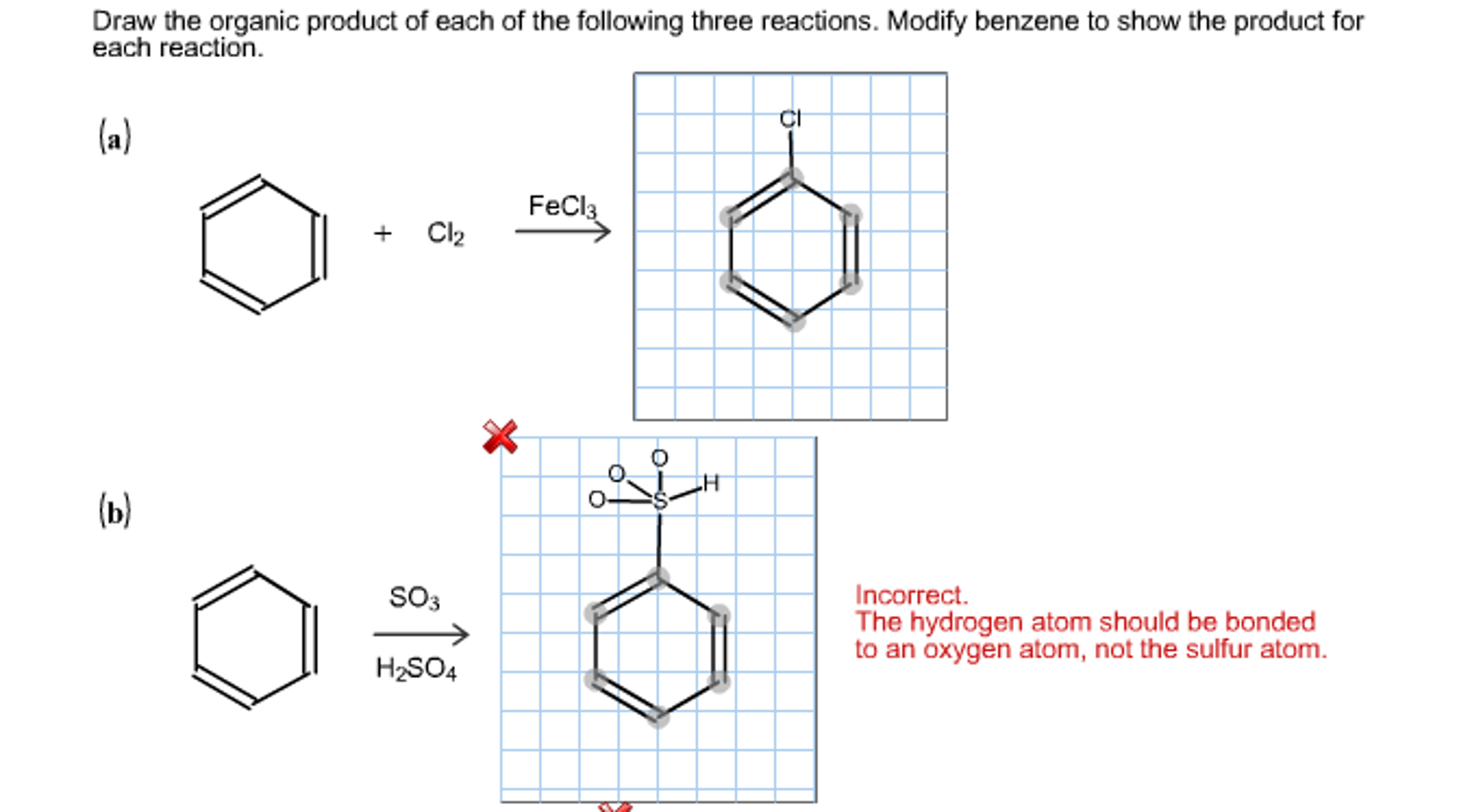 Solved Draw the organic product of each of the following | Chegg.com