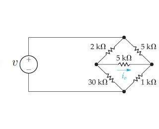 Solved Use the mesh-current method to find io in the circuit | Chegg.com