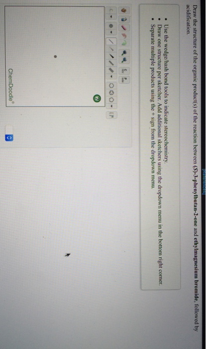 Solved Draw the structure of the organic product(s) of the | Chegg.com