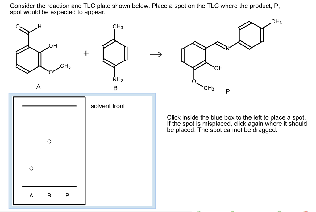 Solved Consider The Reaction And Tlc Plate Shown Below