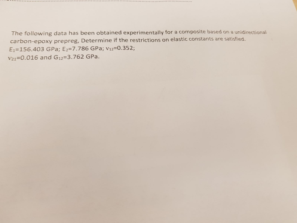 Solved The following data has been obtained experimentally | Chegg.com