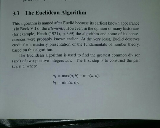 Solved Mathematics and its History - Stillwell 3.3) The | Chegg.com
