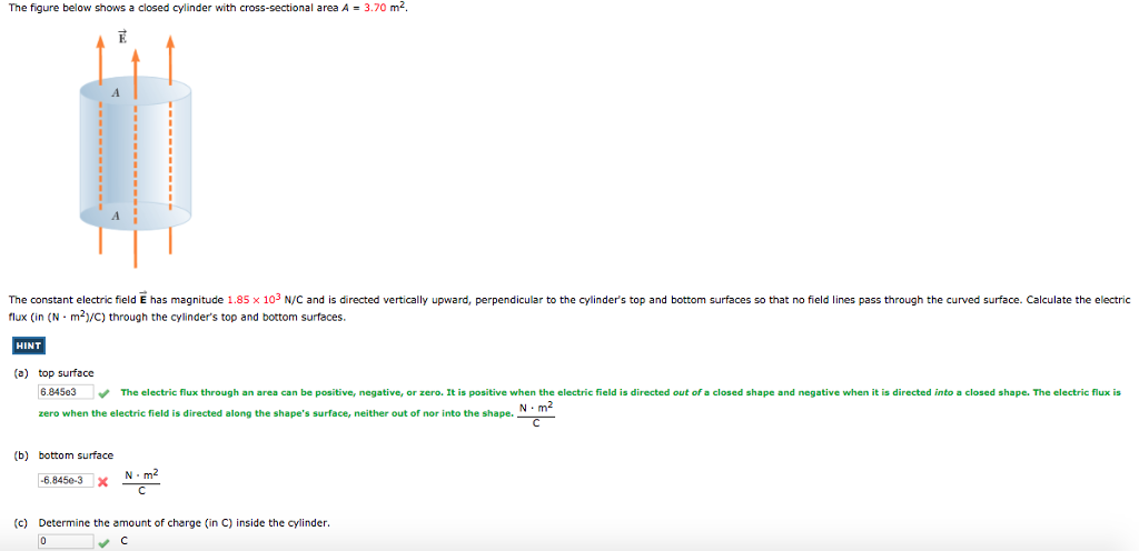 Solved The figure below shows a closed cylinder with | Chegg.com