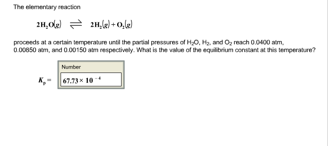 Solved The elementary reaction proceeds at a certain | Chegg.com