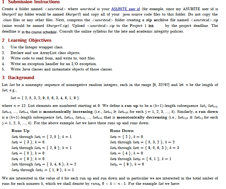 Solved 1 Submission Instructions Create a folder named | Chegg.com