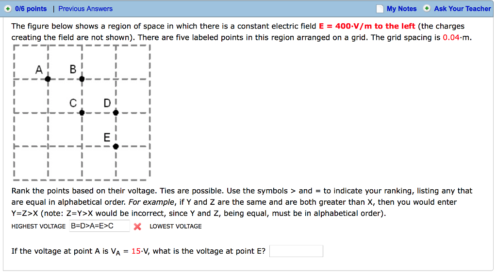 Solved 0/6 points | Previous Answers My Notes Ask Your | Chegg.com Solved 0/6 points | Previous Answers My Notes Ask Your | Chegg.com
