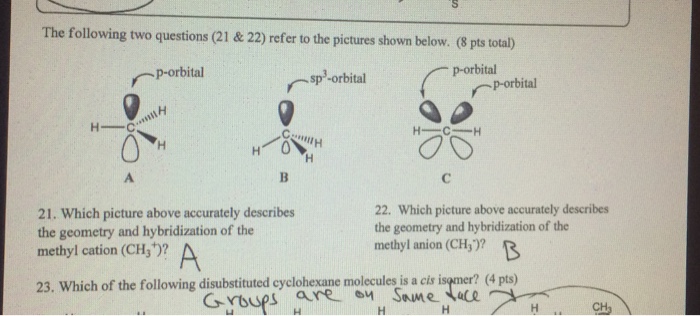 Solved Can someone explain why CH3+ is SP2 hybridized and | Chegg.com