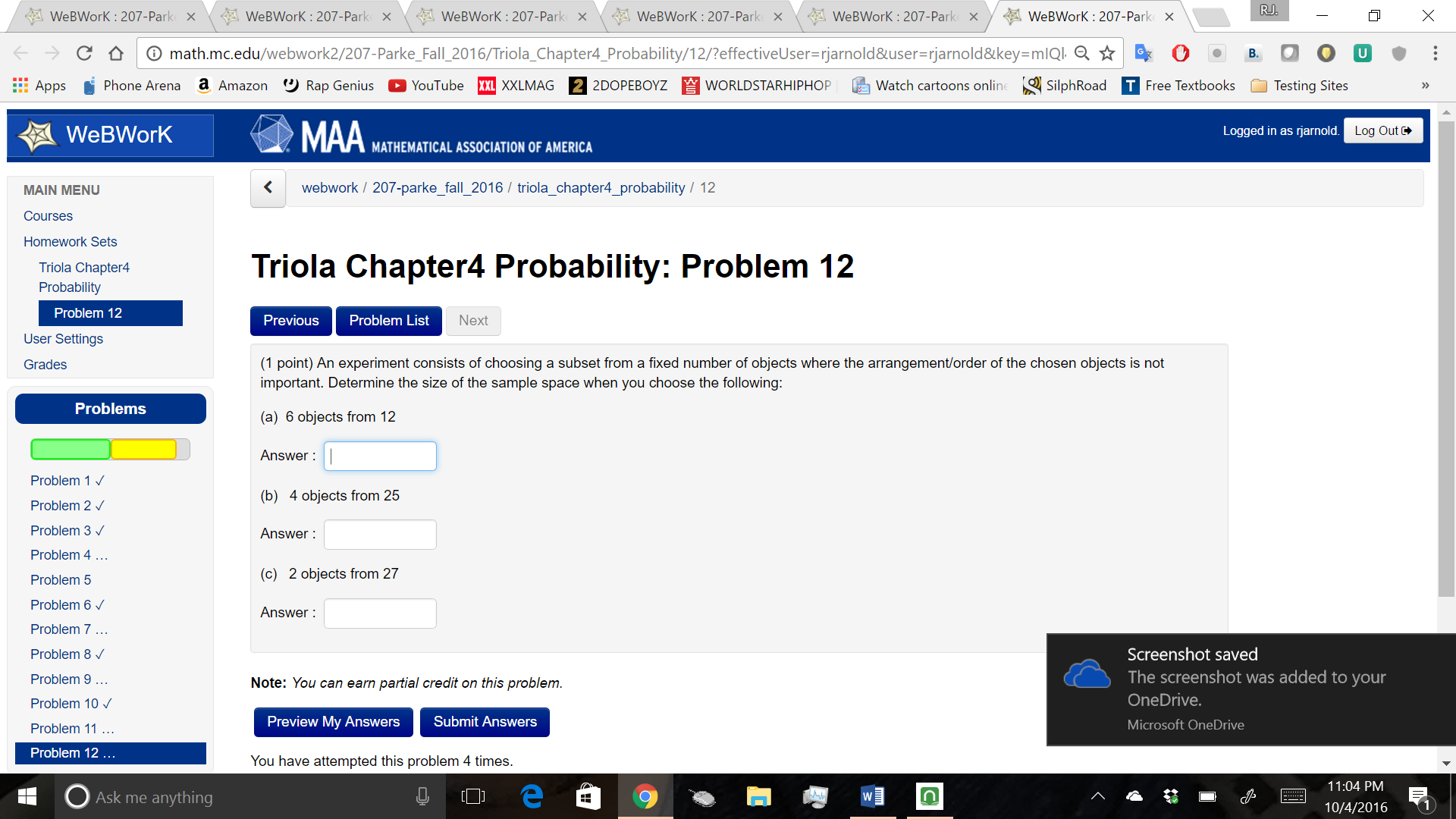 Solved An Experiment Consists Of Choosing A Subset From A
