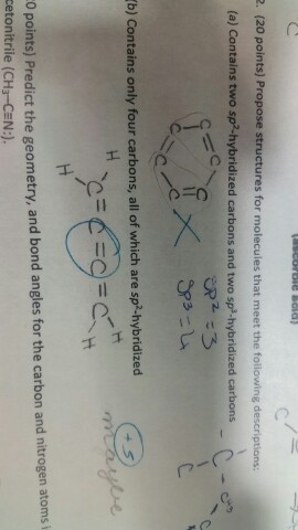 Solved 2. (20 points) Propose structures for molecules that | Chegg.com
