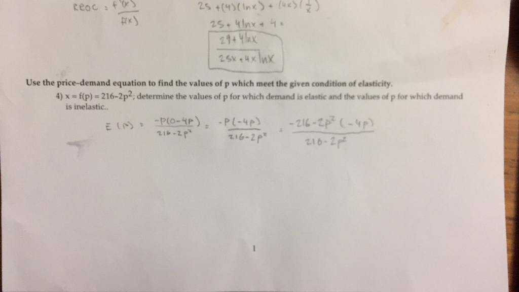 Solved Problem with number 4. Did I do it correctly?It's | Chegg.com