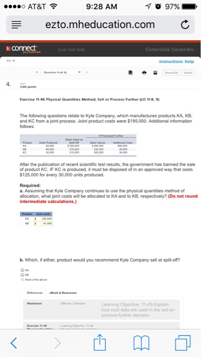 Solved The following questions relate to Kyle Company, which | Chegg.com