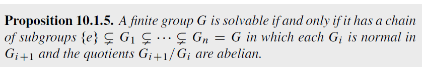 Solved Prove the direction that chain of subgroups implies G | Chegg.com
