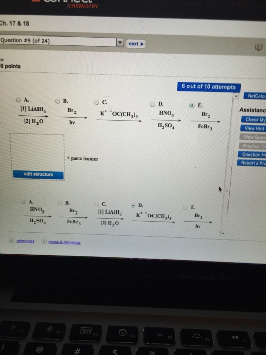 Solved CHEMISTRY Ch. 17&18 Question #9 (of 24) 0 points 6 | Chegg.com