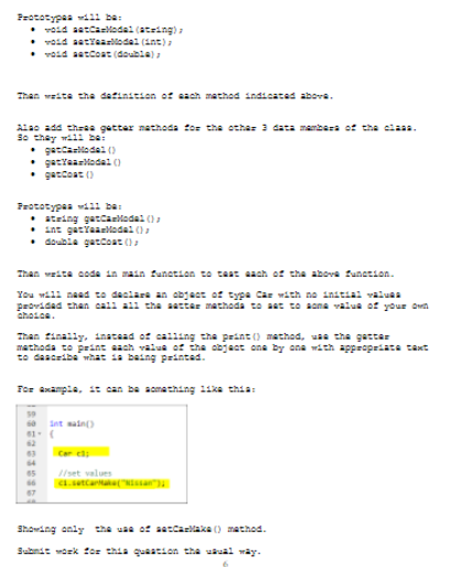 Solved c++ in class i have uploaded the code snaps as | Chegg.com