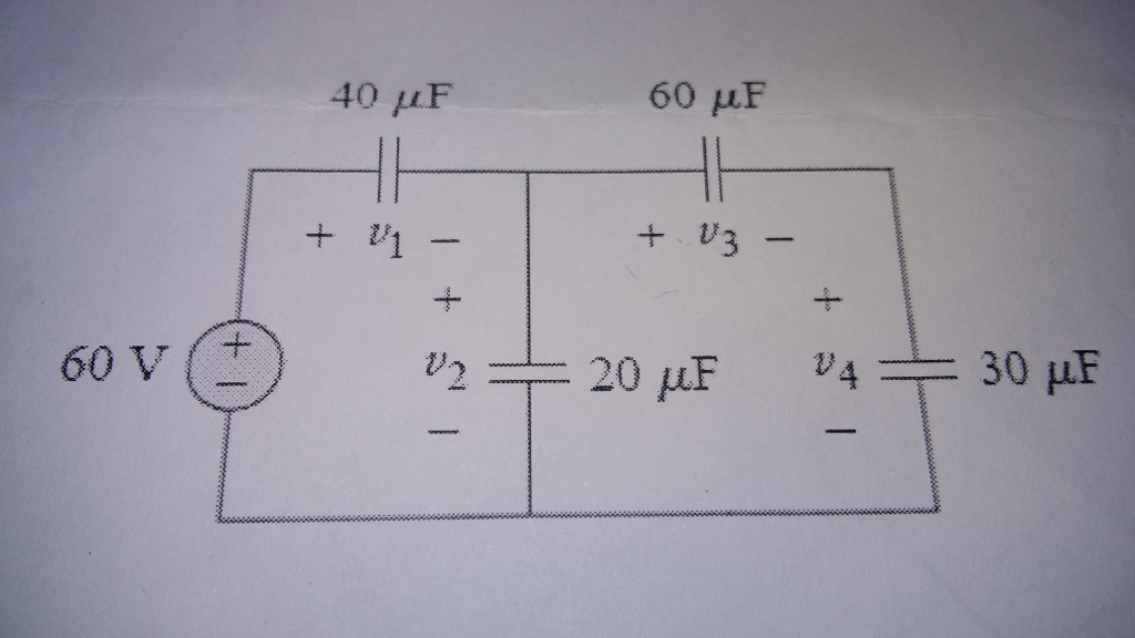 Solved - Solve it using charge (Q) formula(Q=Ceq * V) not | Chegg.com