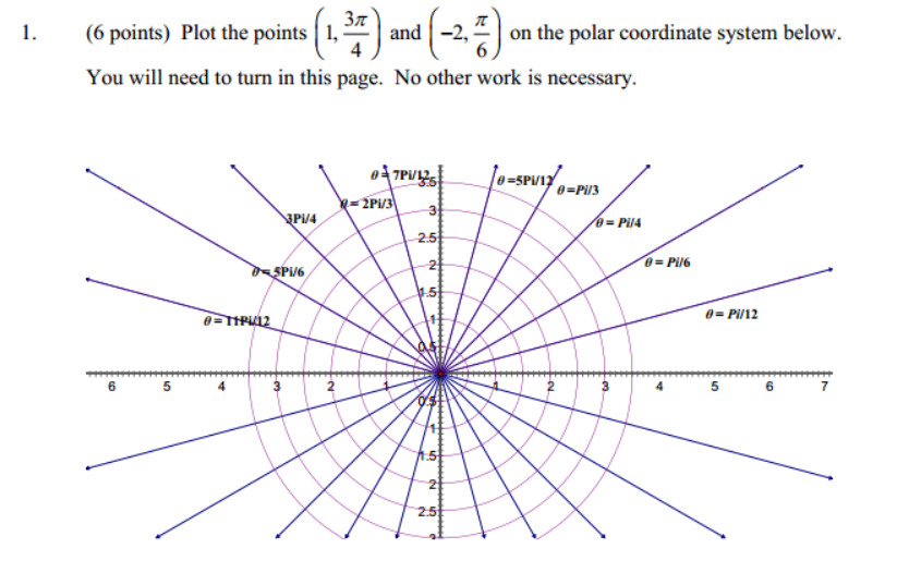 Calculus - Polar Coordinates Please give ample | Chegg.com
