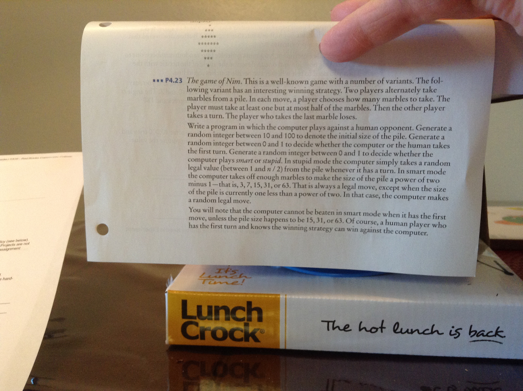 Solved The game of Nim. This is a well-known game with a | Chegg.com