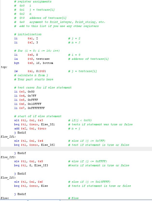 I need to implement the C code below into MIPS | Chegg.com