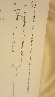 Solved ease complete IIW part1 trom your textbook and then | Chegg.com