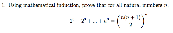 Solved: 1. Using Mathematical Induction, Prove That For Al... | Chegg.com