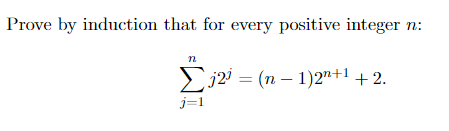 Solved Prove by induction that for every positive integer n: | Chegg.com