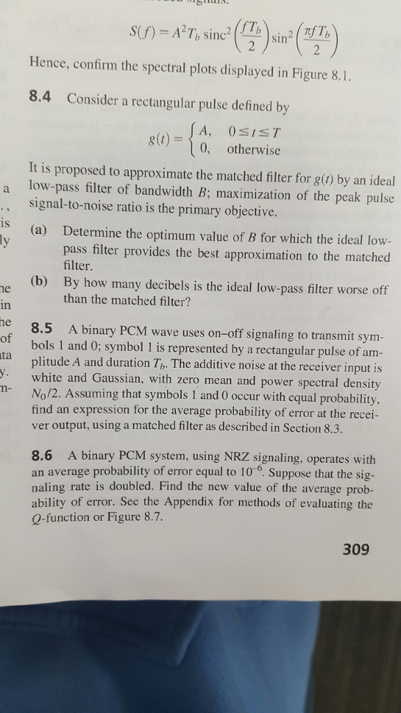 Solved s(f) = A27, sind (m) sin? (xfTh Hence, confirm the | Chegg.com